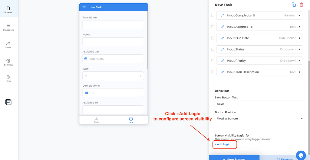 Introducing Screen Visibility Based On Logged In User S Properties Announcements Notionapps