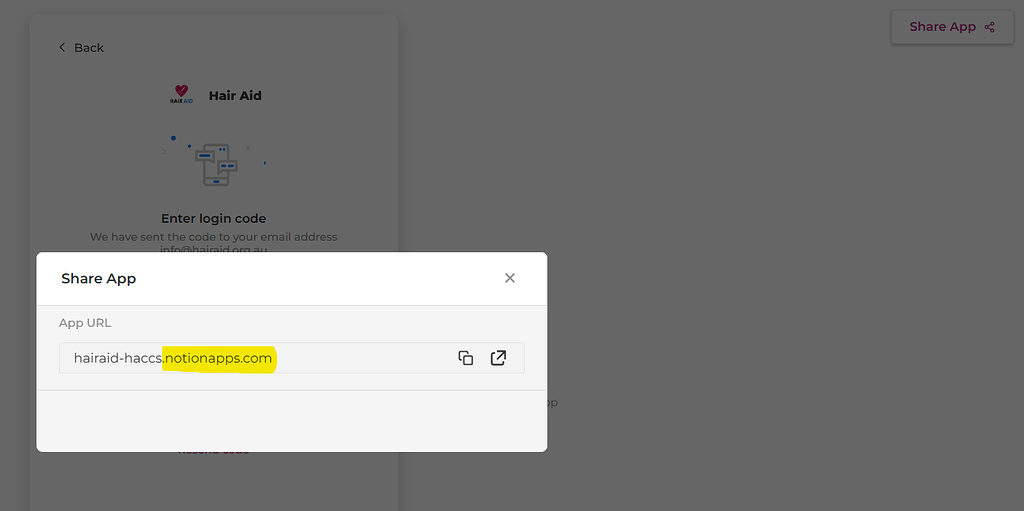 Sharing App Link to our Domain - Request a Feature - NotionApps Community